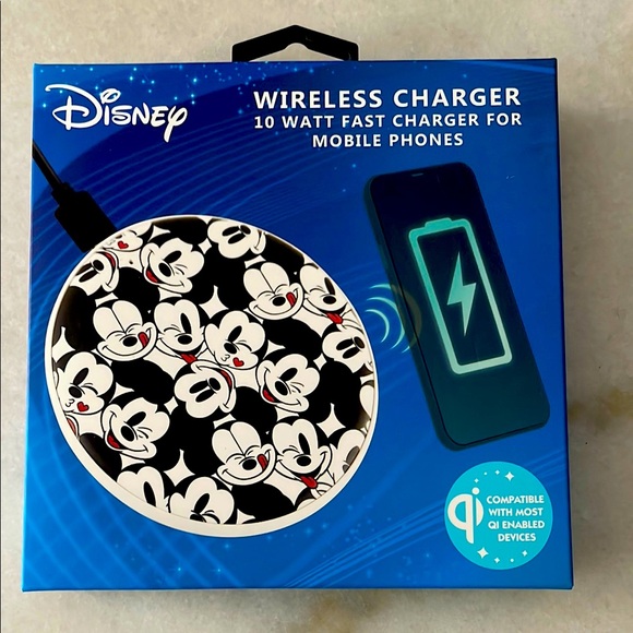 Disney | Cell Phones & Accessories | Disney Wireless Charger Mickey ...